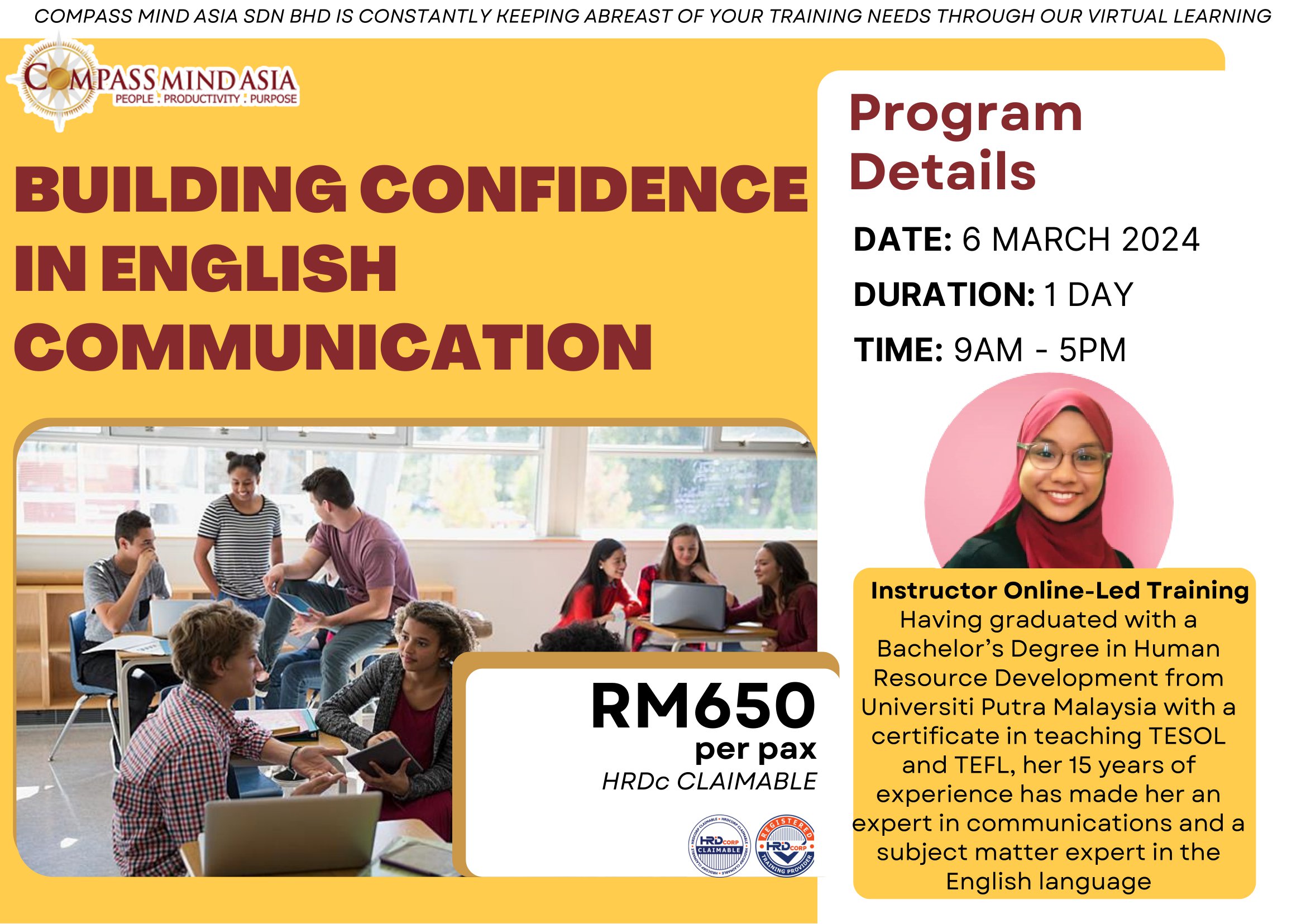 Compass Mind Asia | HRDC Approved Training Provider